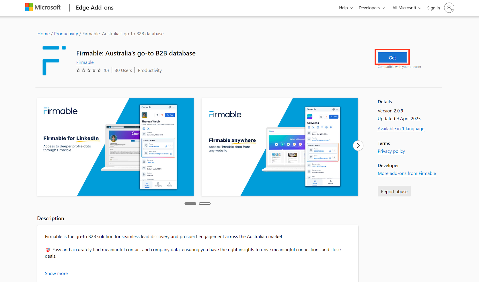 How to set up the Edge extension